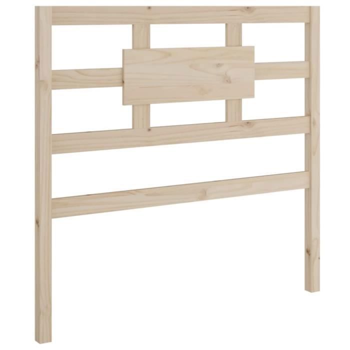 Tête de lit 105,5x4x100 cm Bois massif de pin LY0808 - Cdiscount Maison
