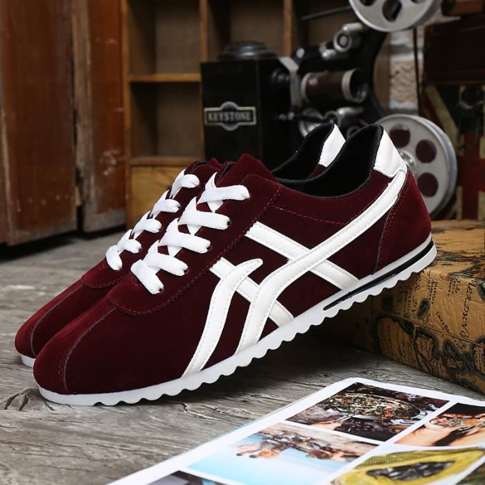 Chaussures Homme Baskets Homme Rouge Rouge - Cdiscount Chaussures