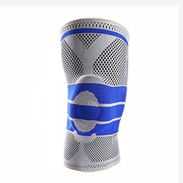 Support de genou de sport, Protection de genouillère en silicone pour ...