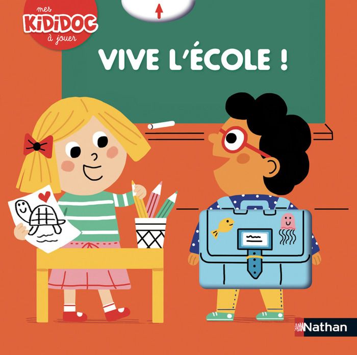 Livre animé - Kididoc - Vive l'école ! - Dès 2 ans - Éveil - Interactif ...