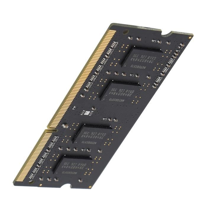 Mémoire RAM - QIILU - DDR3 SODIMM - 8 Go - 1600 MHz - Slim Aluminium ...