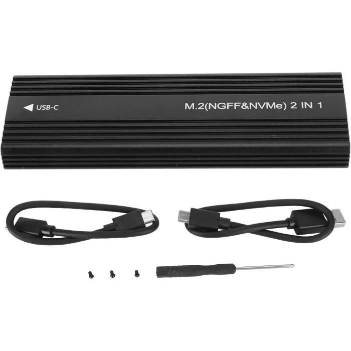 Boîtier Ssd Nvme Sata, Boîtier De Disque Dur M.2 Solid State Nvme-Sata ...