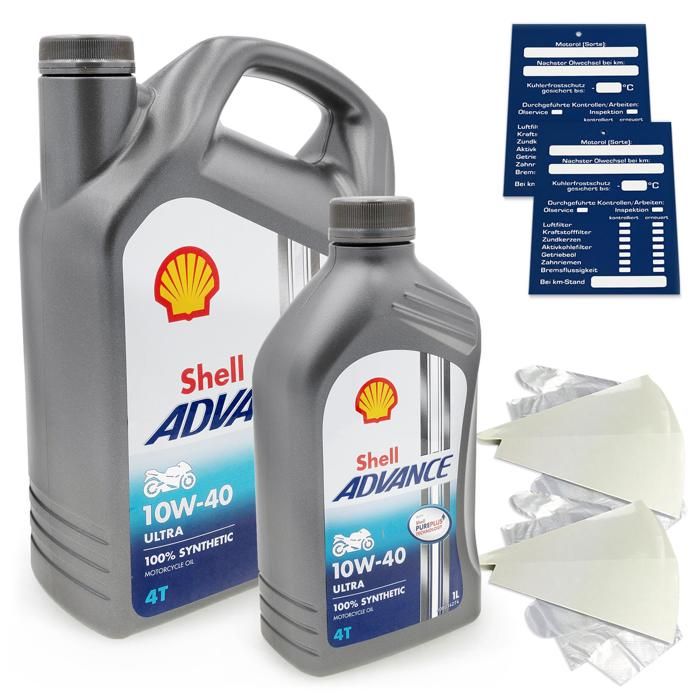 5 litres original Shell Advance 4T Ultra Shell - Cdiscount Auto