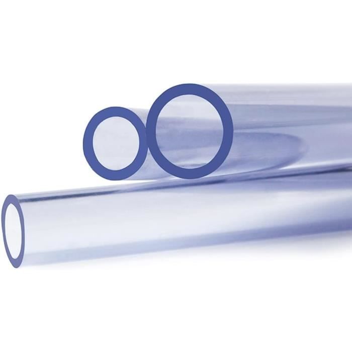 2 Pcs Transparent Pvc Tube Jardin Fournitures 50 Cm, For Aquarium Tuyau ...