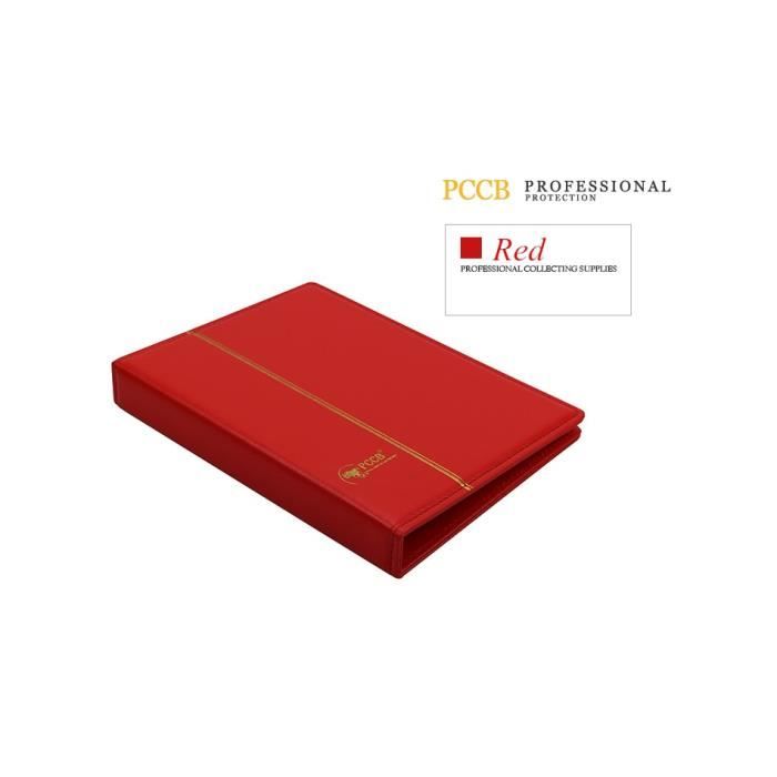 ALBUM PHOTO,red empty coin album--Pièces de monnaie en cuir à 3 trous ...