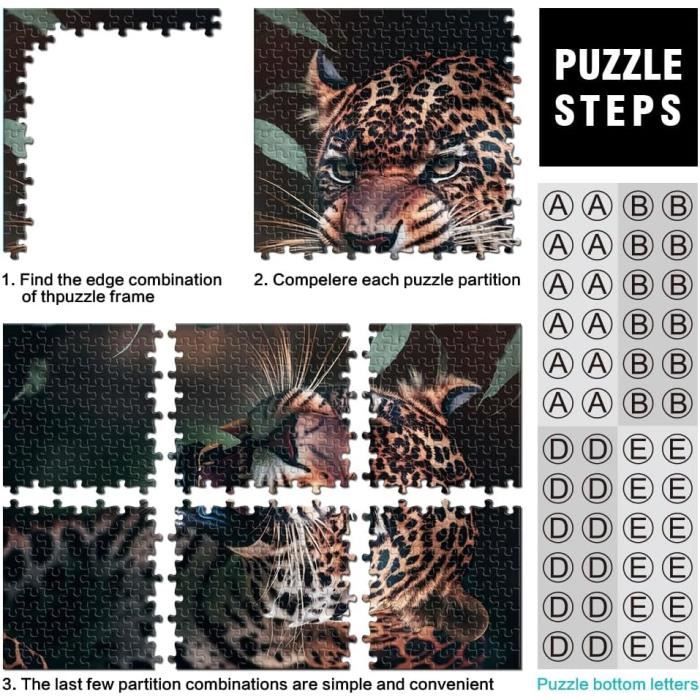 Jigsaw Puzzle For Kids Jaguar Puzzles En Carton Jigsaw Puzzles 1000 ...