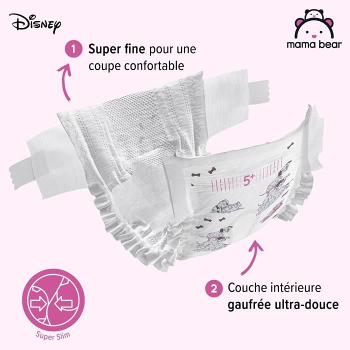 Mama Bear Disney Couches bébé Ultra Absorbantes,Taille 5+ 11-17 kg ...