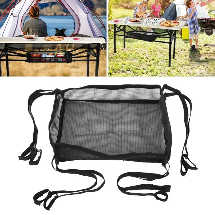 Qqmora Poche en filet de table de camping Sac en Filet de Rangement de ...