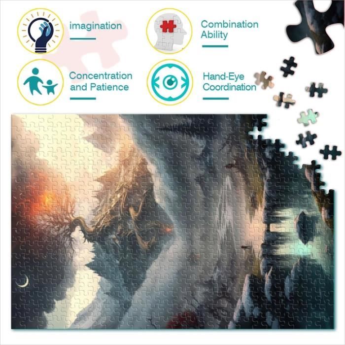 Puzzle 300 Pièces Arbre De Vie Céleste Pour Enfants Les Puzzles En Bois ...