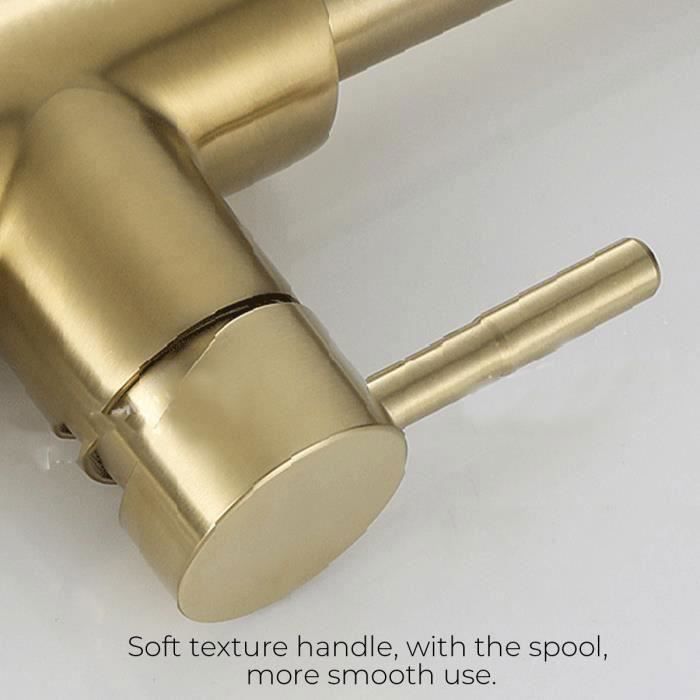 Robinet Douchette Extractible - YYV - AVANC - Rotatif 360° - 2 jets ...