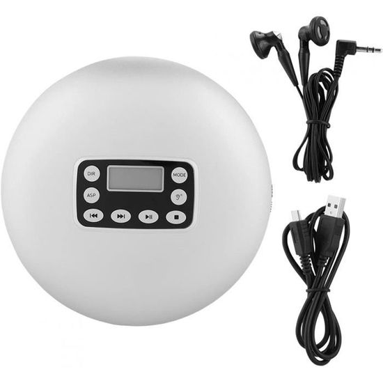 Lecteur CD-CD711 Mini Lecteur de Musique CD Portable CD-R-CD-RW MP3 ...