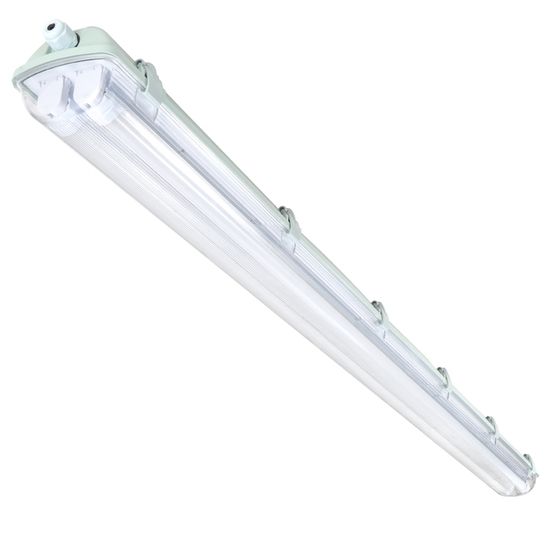 Eulenke Lampe LED pour locaux humides Lampe de bureau 120cm Lampe à vasque Cave Lampe à vasque ...