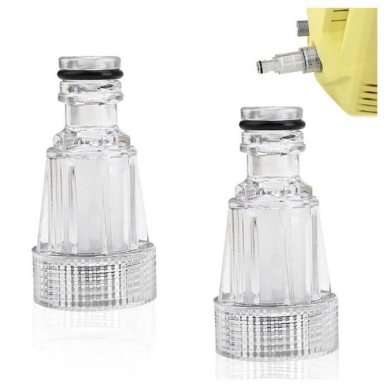 Filtre à Eau - Pro - 2 PCS - Jaune - Compatible Raccords de Jardin - Prolonge Durée de Vie ...