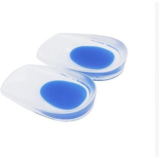 Lot de 2 paires de talonnettes en gel de silicone pour fasciite ...