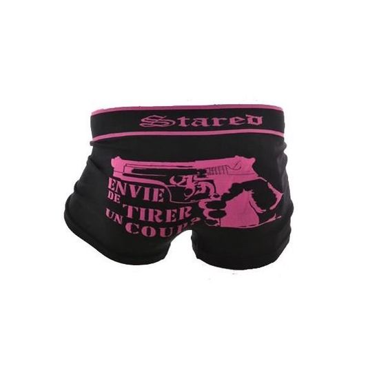 Boxer Homme en microfibre Stared… Noir - Cdiscount Prêt-à-Porter