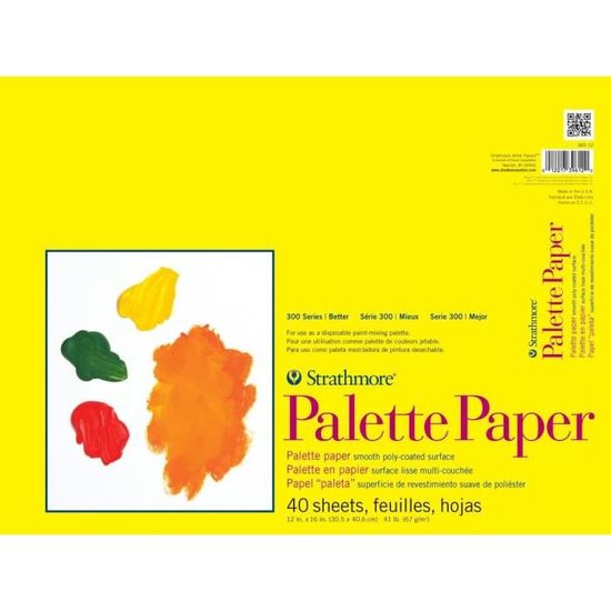 Pro-Art-Bilderpalette Strathmore Palette Papier Pad 30,5 cm x 40,6 cm ...