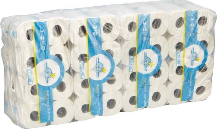 PAPIER TOILETTE- Papier toilette Tissue 3 épai.blanc nat. 64 roul ...
