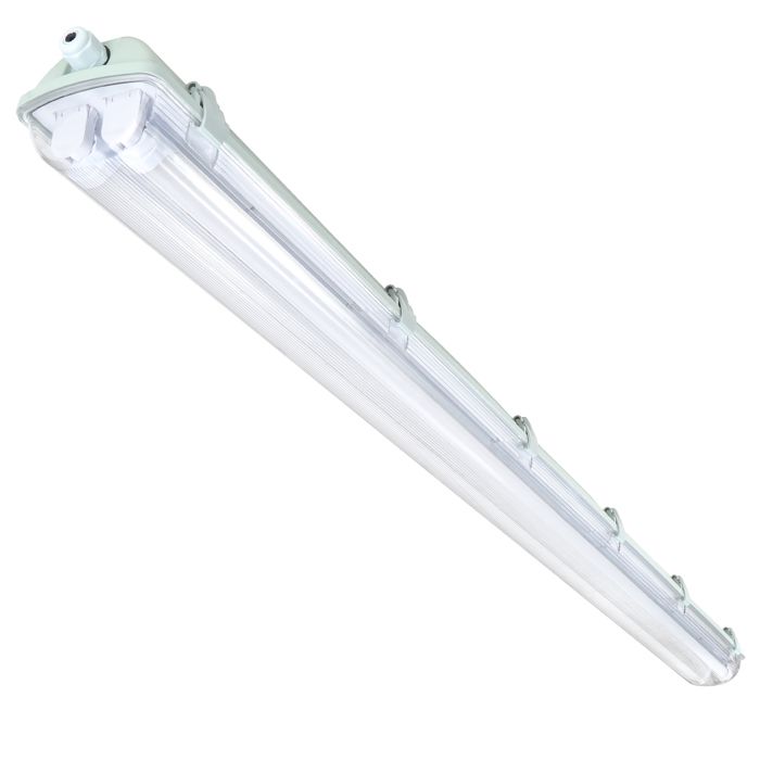 Eulenke Lampe LED pour locaux humides Lampe de bureau 120cm Lampe à vasque Cave Lampe à vasque ...