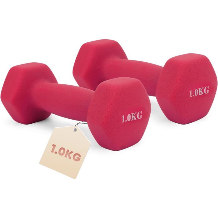 Kit Poids Musculation Néoprène,Kit Haltere Musculation Courts En Vinyle ...