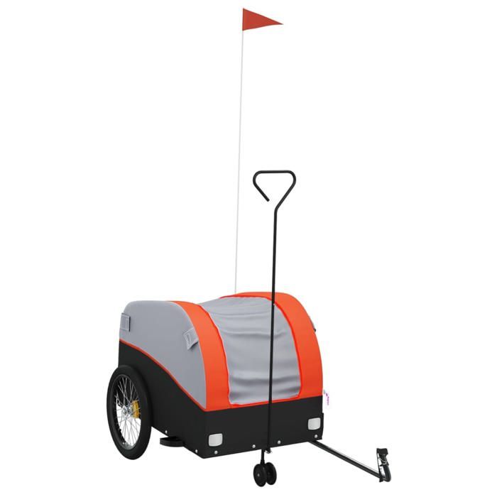 Meilleures Remorque de vélo-Remorque de marchandises-noir et orange 45 ...