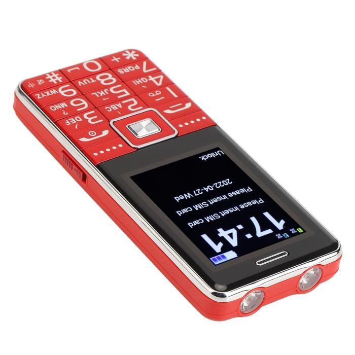 Téléphone Portable Pour Personnes Gées G600 Téléphone Portable Senior ...