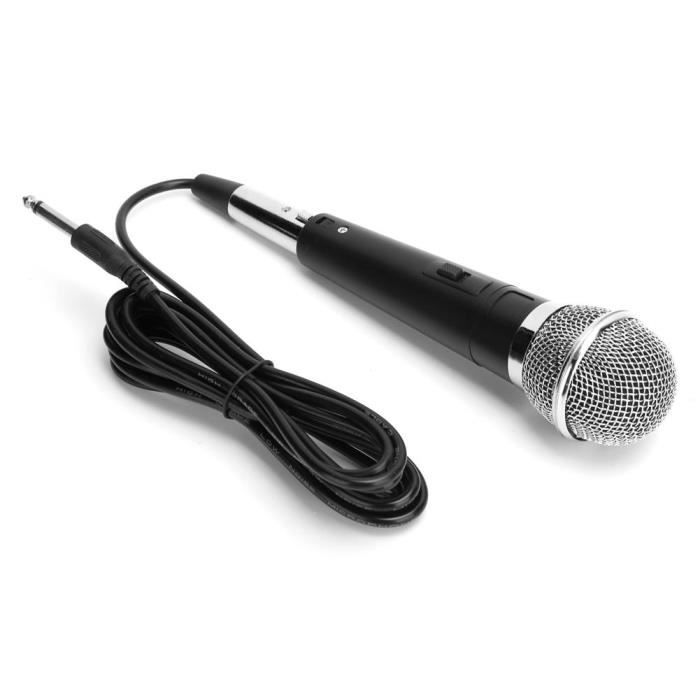 Akozon micro portatif Microphone dynamique filaire Micro professionnel ...