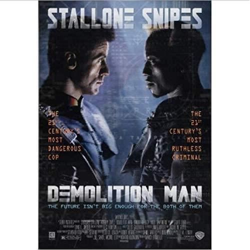 Demolition Man Stallone Snipes Movie Silk Poster Decorative Wall ...