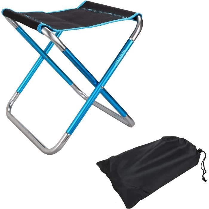 Tabouret de Camping, 25,5x30x30cm Tabouret de Camping Pliable Léger ...