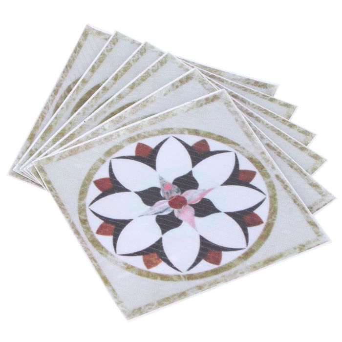 ESTINK autocollant de sol 20 pièces autocollants de carreaux ...