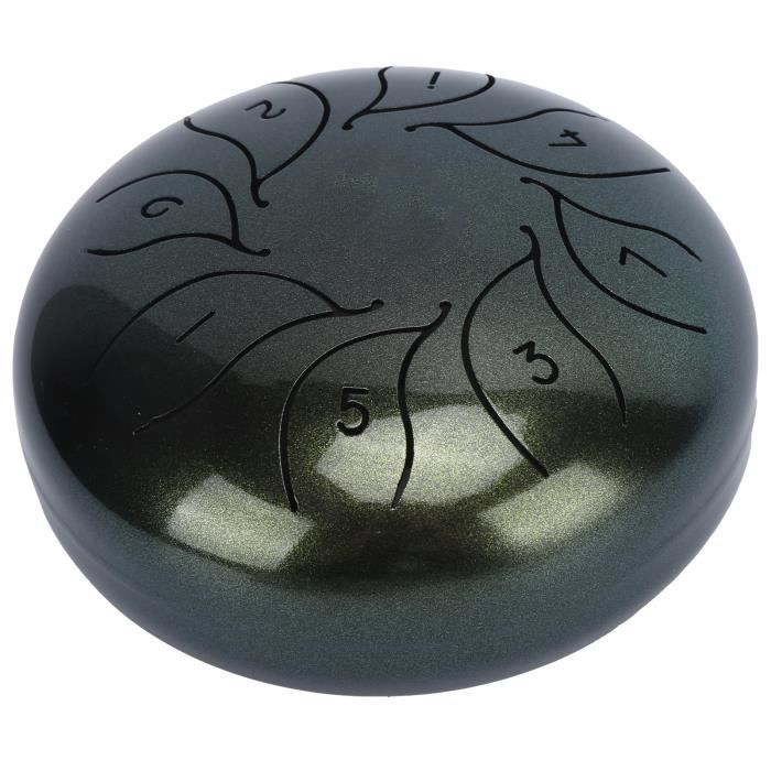 Dilwe Tongue Drum Kit Tongue Drum Metal Pan Tank Handpan 5.5in ...