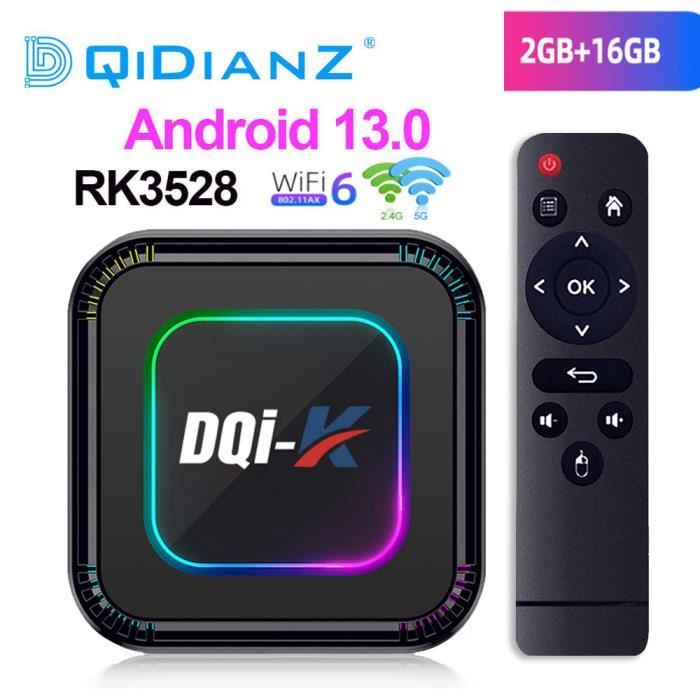 Boitier iptv Android 13.0 TV BOX -HK1-2GB 16GB Allwinner RK3528 BT 5 ...
