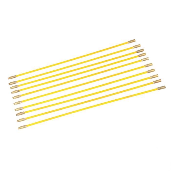 EJ.life Fiberglass Electrical Pull Push Kit, Wire Running Rod ...