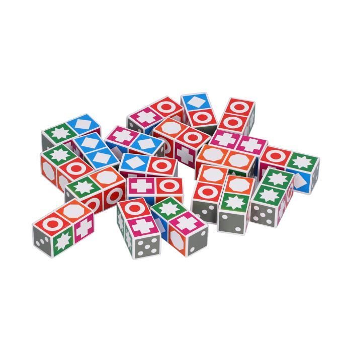 Fdit jouet de bloc éducatif Jeu de puzzle en bois assorti à la pensée ...