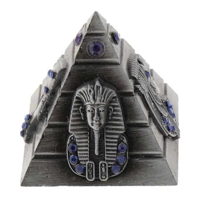 LUCKYLY-Modèle de Pyramide Égyptienne Statue Figurine Objets de ...