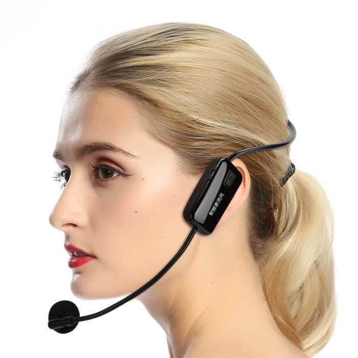 UHF USB Universal Wireless Head-wear Microphone Microphone pour haut ...