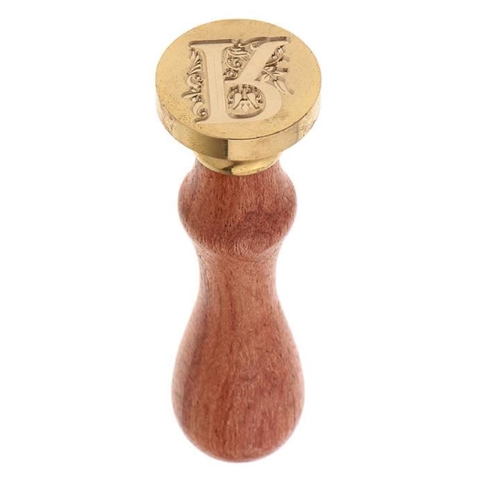 Lettre de Cachet de Cachetage de Cire de Cachet de D'enveloppe Initiale ...