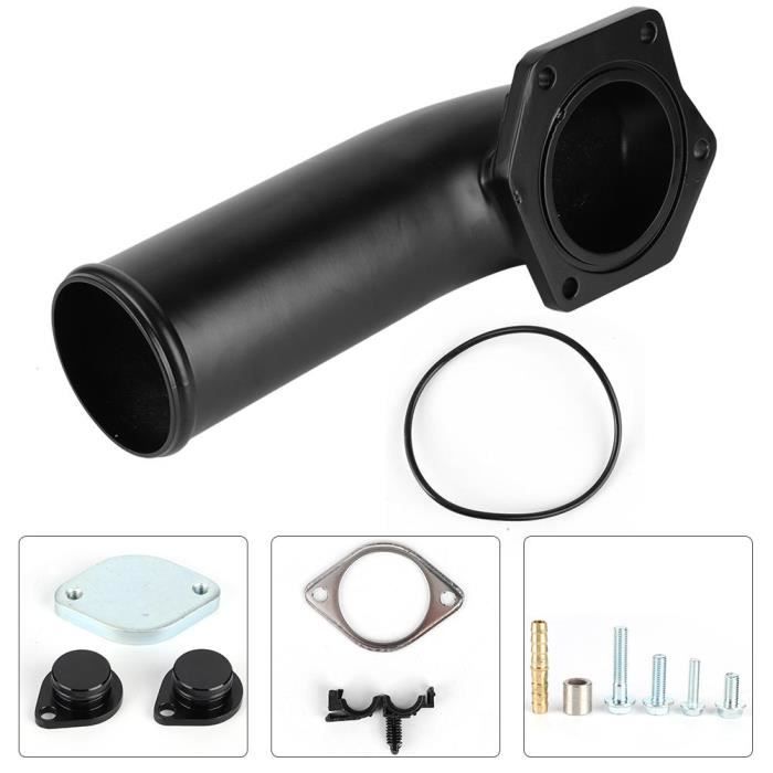 Kit de vanne EGR, Kit de suppression de refroidisseur de vanne EGR coude d'admission Compatible ...