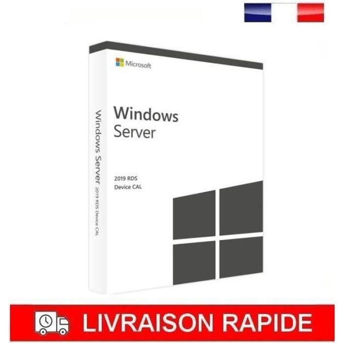 Windows server 2019 Remote Desktop 50 DEVICE CAL - Cdiscount Informatique