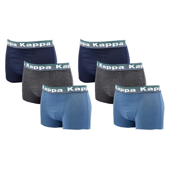Boxer homme KAPPA Lot de 6 - Pack de 6 Boxers 1090 Pack de 6 boxers ...