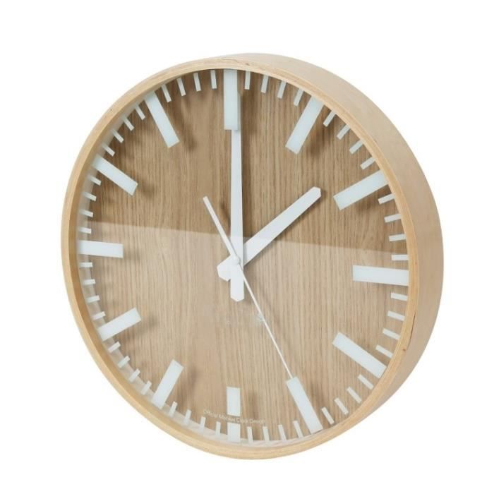 Horloge murale "Yesterday" bois et acrylique - Vintage - Official ...