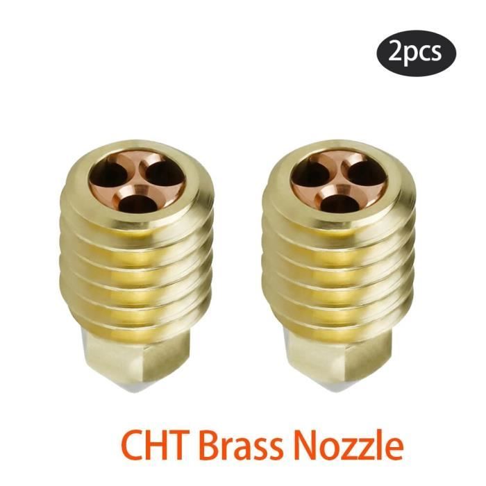 Buse Bambu Cht pour Bambu Hotend,V2.0,X1c,P1p,P1s,Haut Débit,Bi Métal ...