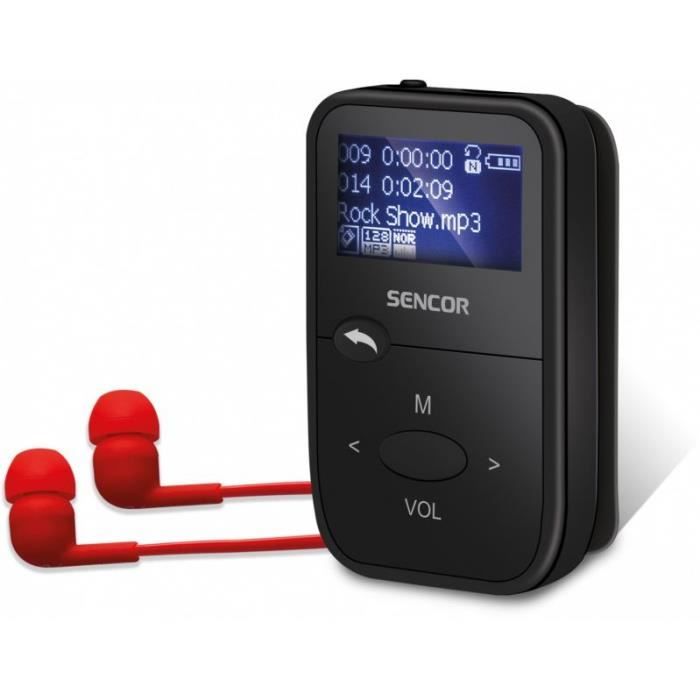 Sencor SFP 4408BK MP3 Player 8GB FM - 8590669295326 - Cdiscount TV Son ...