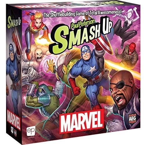 Jeu de société - USAOPOLY - Smash Up Marvel - 8 factions - 160 cartes ...