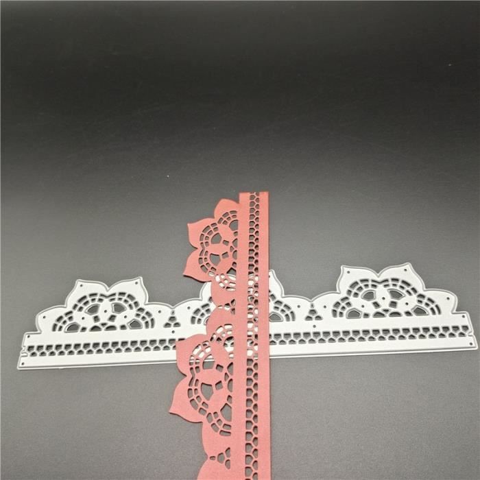 GABARIT DE DECOUPE,20x4.4cm--Nouvelles bandes de fleurs matrices de ...