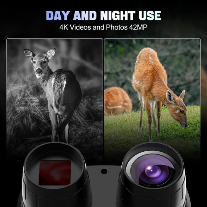 Jumelles de Vision Nocturne 4K 42MP - COOLIFEPRO - Z3 - Zoom 5X ...