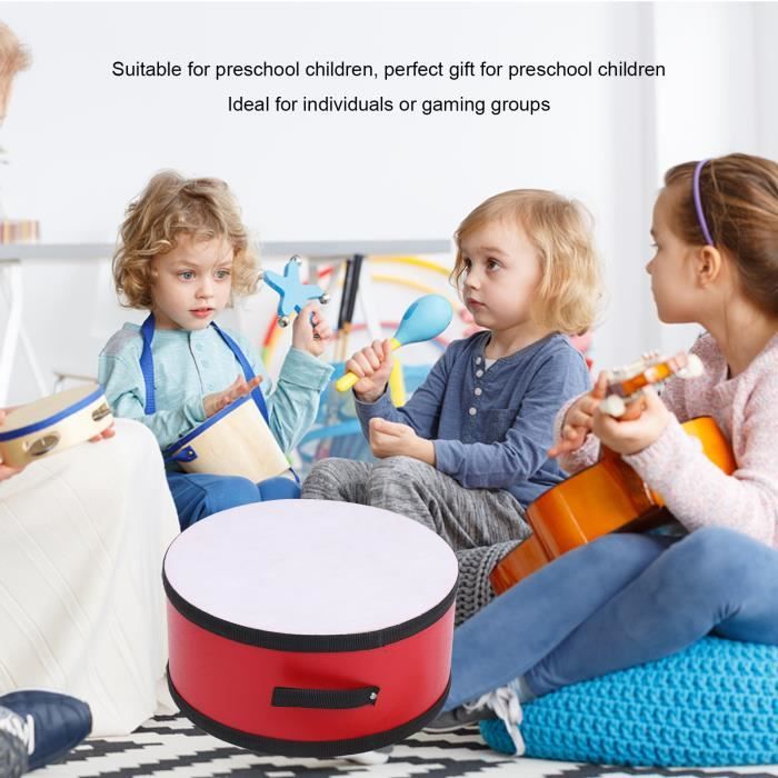 Tambour jouet Tambour Indien en Bois Enfants Jouet Instrument de ...