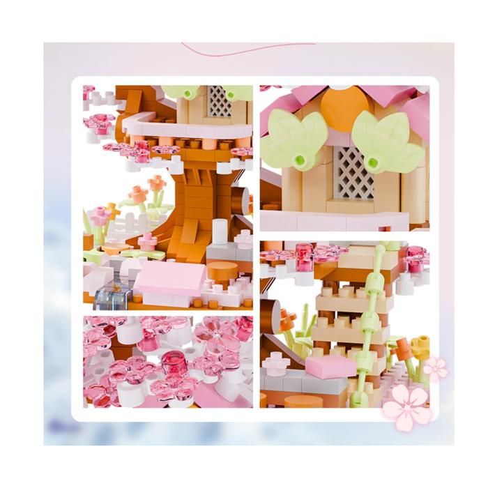 Mini Sakura Arbre Maison Construire Bloc, Arbre Sakura Kit de ...