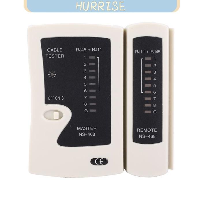 Testeur de Câble Réseau LAN RJ45 RJ11 RJ12, Outil de Mise en Réseau ...