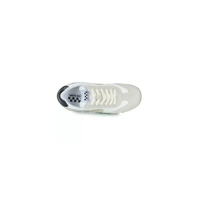 Baskets City Run Jogger Blanc - NO NAME - Homme - Cuir - Lacets - Plat ...