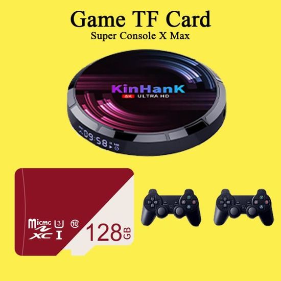 XMAX 128G-Carte mémoire TF pour jeux Gameboy, RG351P, pawky Box Pro ...